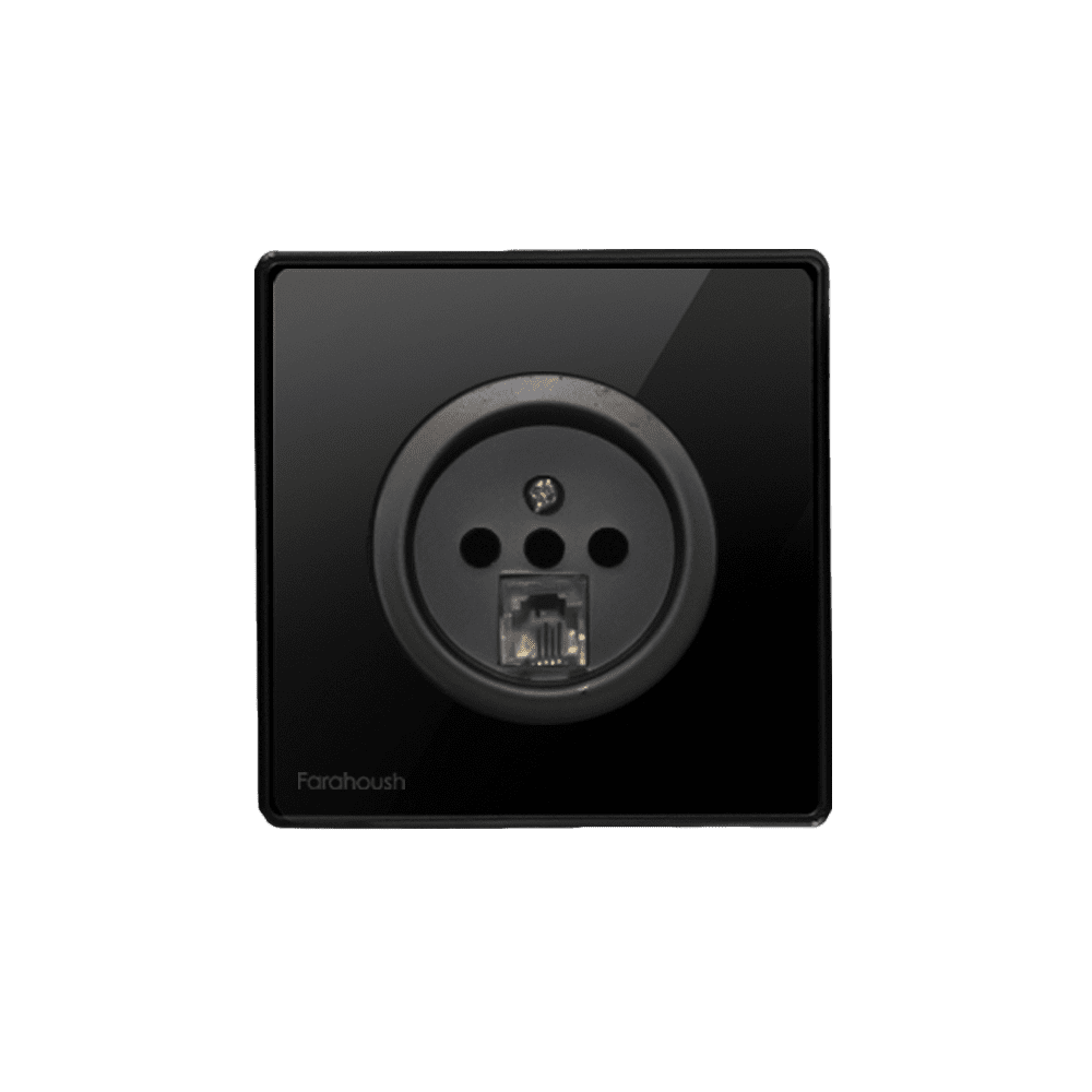 Phone socket with socket and Farahoush smart design - تجهیزات هوشمند ...